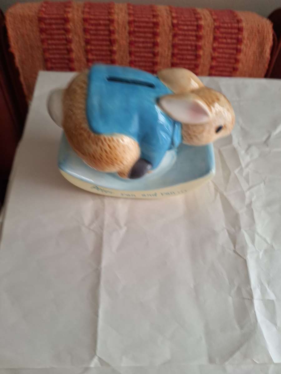 Porcelain & Ceramic - PETER RABBIT MONEY BOX was sold for R450.00 on 26 ...